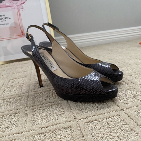 Jimmy Choo | Shoes | Jimmy Choo Open Toe Sling Back | Poshmark